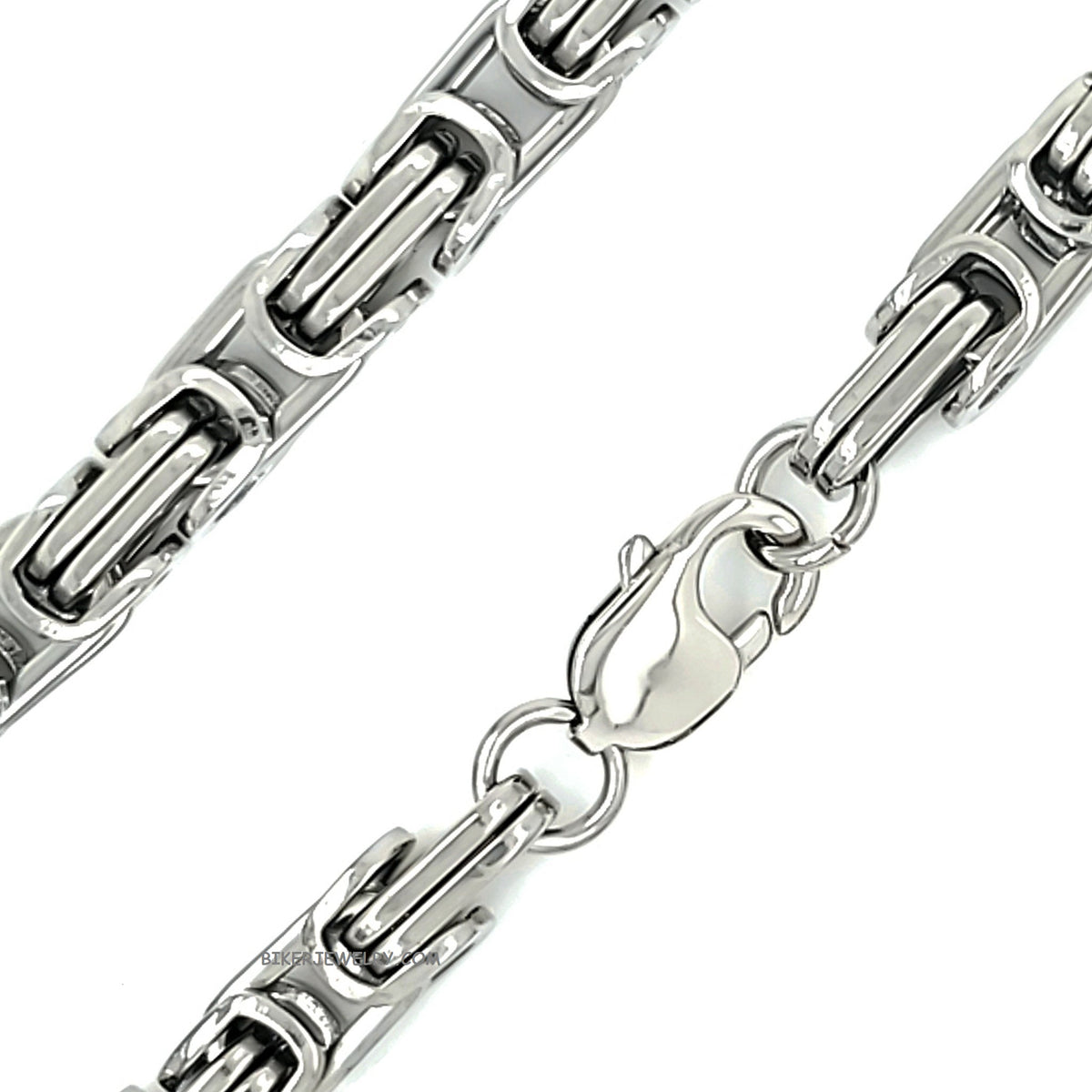 Stainless Steel 4mm Byzantine Chain / Necklace CH39 ...